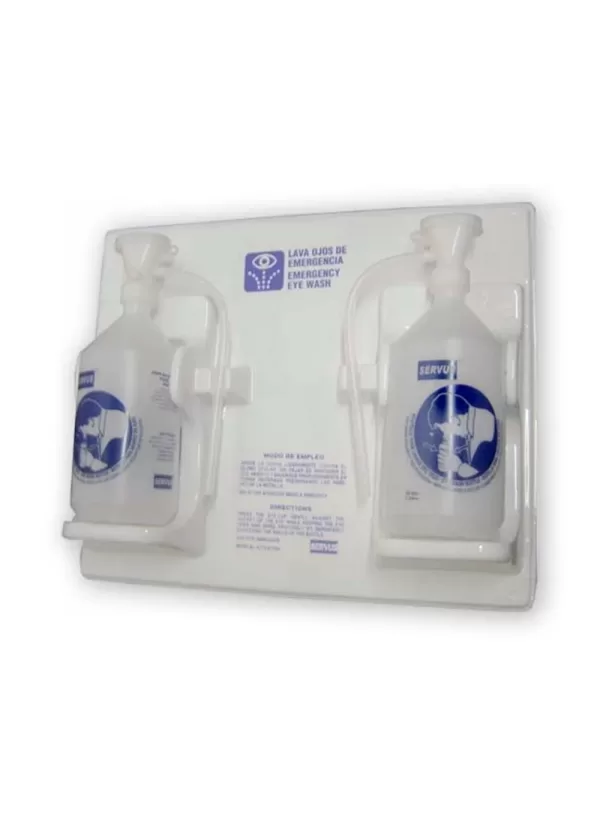 Estación Lavaojos De 2 Botellas – Crisger Seguridad